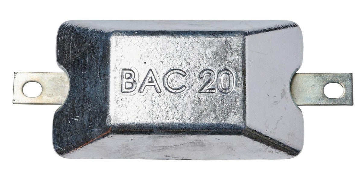 Zinc anode TYP 20 AL - 165*90*30, B110205 — AnodeFactory