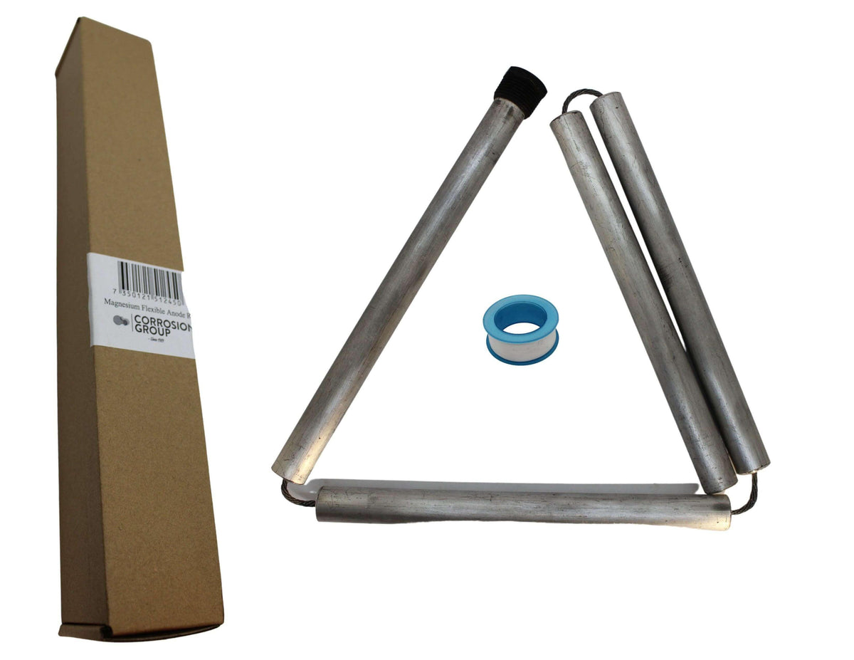 Chain anode Water heater 21*1080mm 3/4"-14 NPT Magnesium, PTFE tape ...